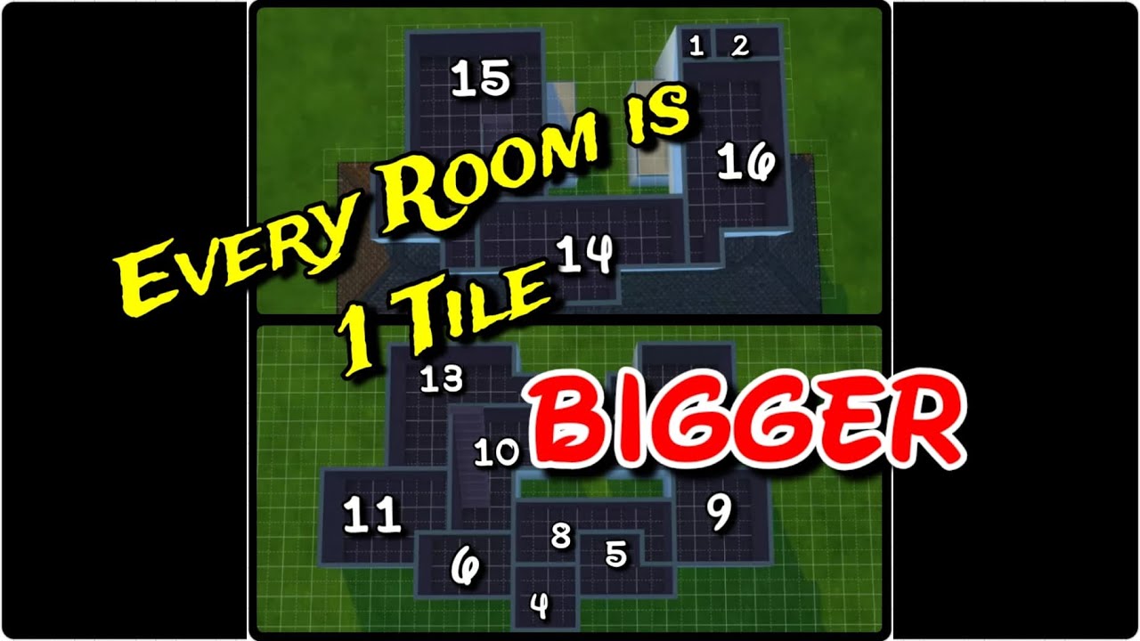 Making a House BUT Every Room is 1 Tile BIGGER | Sims 4 Build Challenge ...