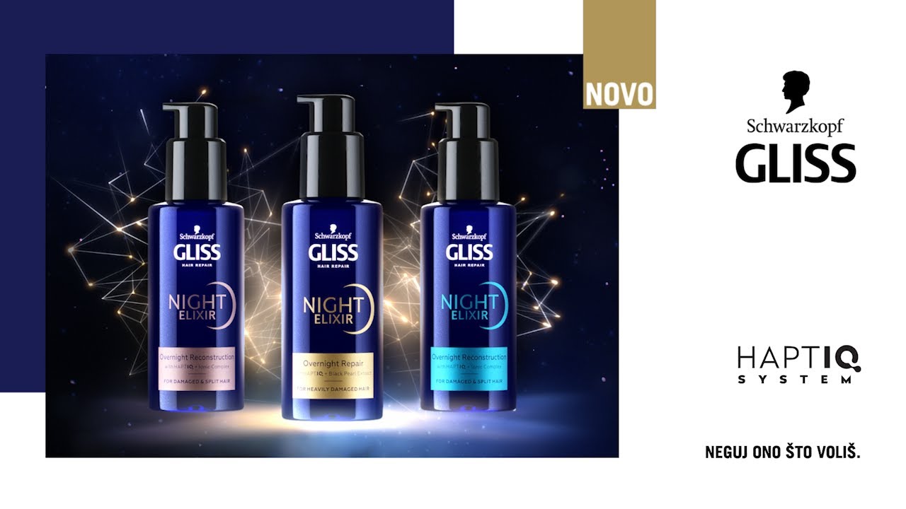 Gliss Night Elixir - Noćni ritual za vašu kosu - YouTube