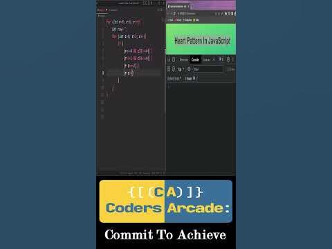 Heart Pattern In JavaScript: A Fun Coding Challenge! - YouTube