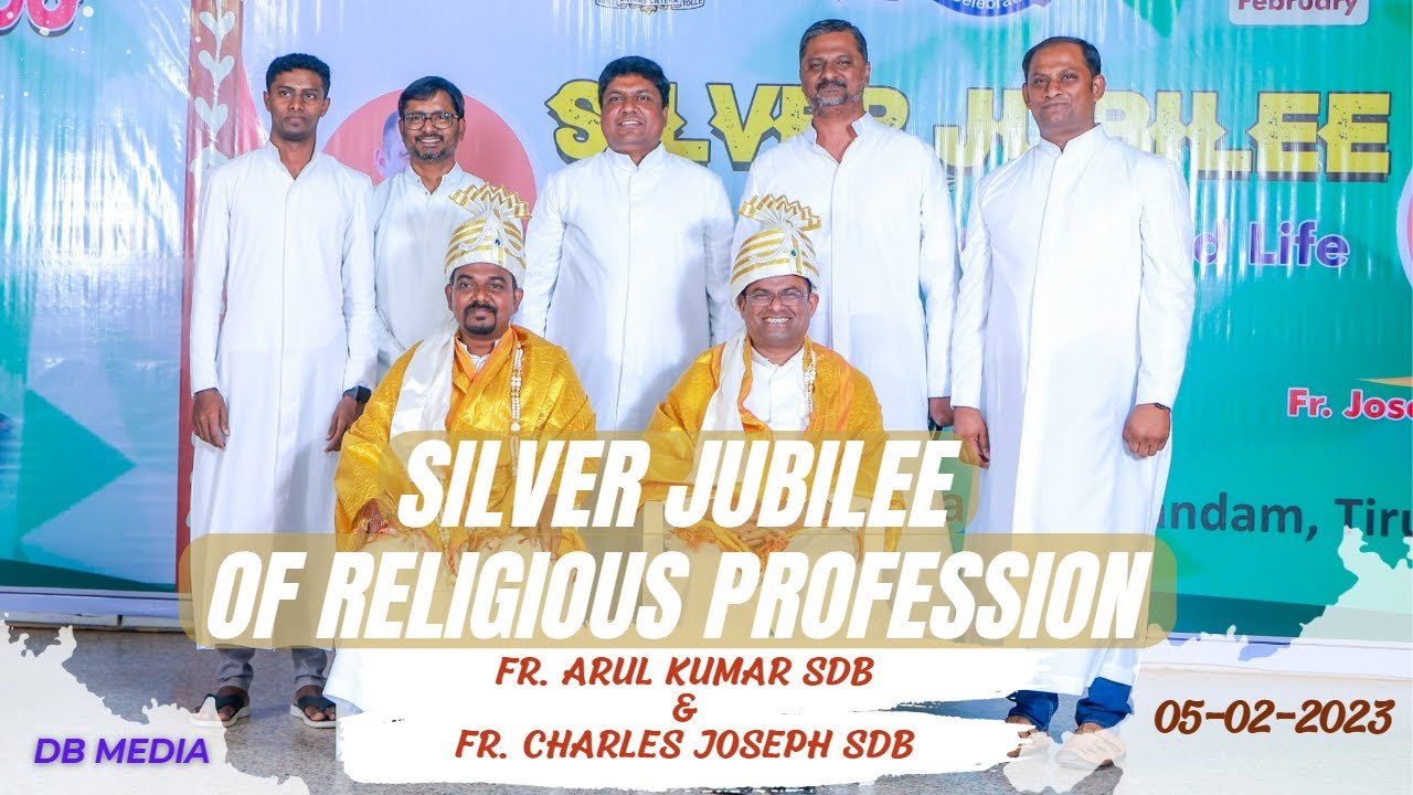 Silver Jubilee Felicitation of Fr. Arul Kumar & Fr. Charles sdb |05-02-2023| INT Province of ...