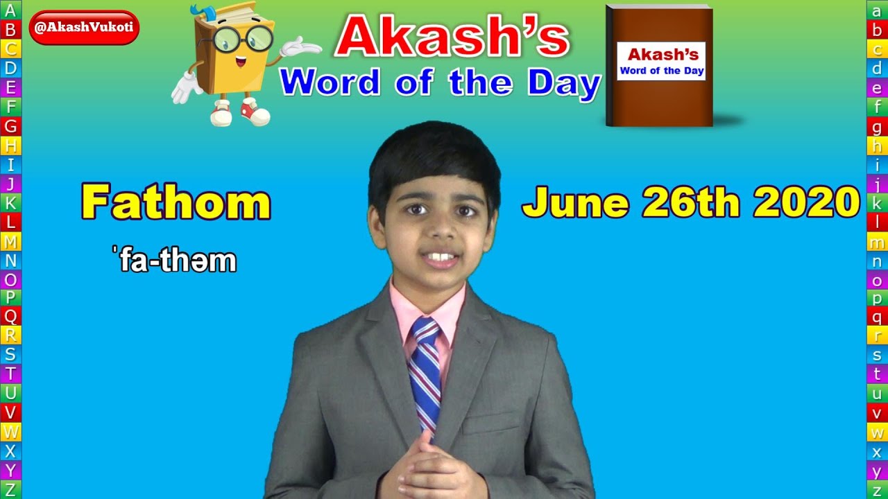 Fathom Word Of The Day YouTube fathom-word-of-the-day-youtube
