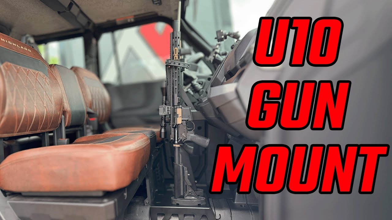Secure Your Rifle Like a Pro! Thumper Fab Gun Mount for CF MOTO UForce ...
