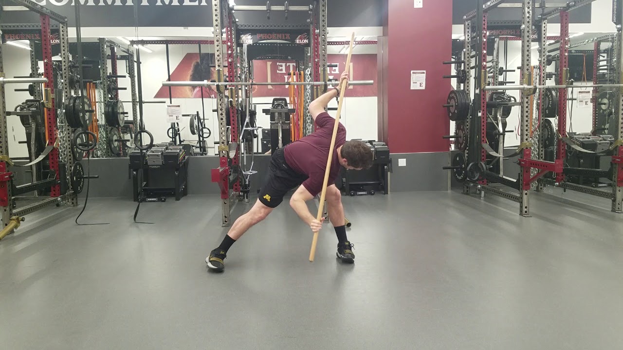 Stick T-Spine Rotation - YouTube
