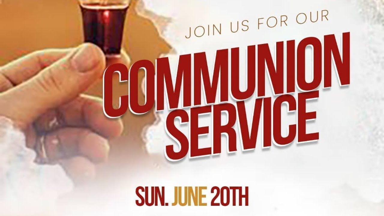 Glorious Sunday Worship Service | HOLY COMMUNION | 20th June 2021 – 1st ...