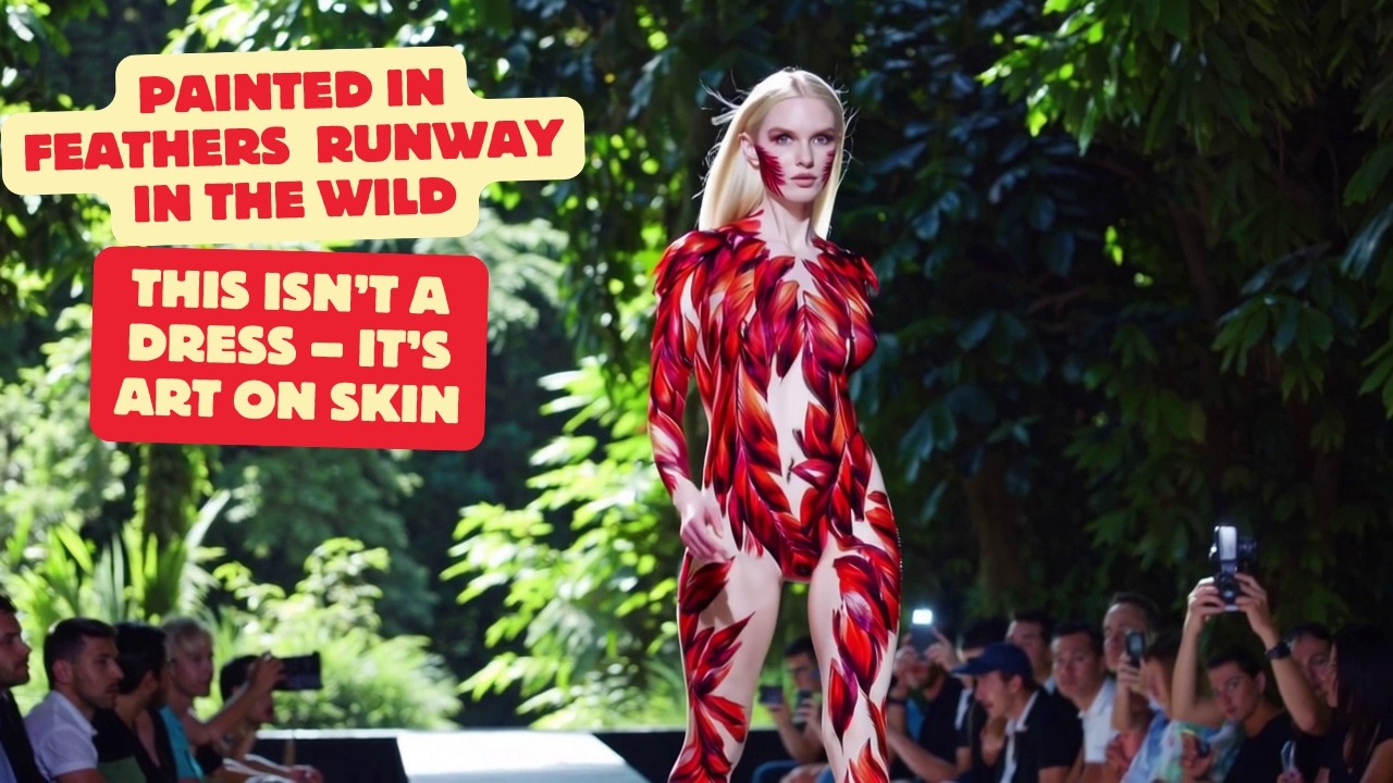 Sensual Body Paint Art & Feather Fashion Show | “You Won’t Believe This ...