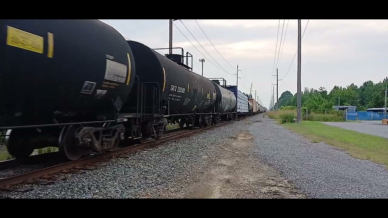 Delmarva central HA-1 with 148 cars going south - YouTube