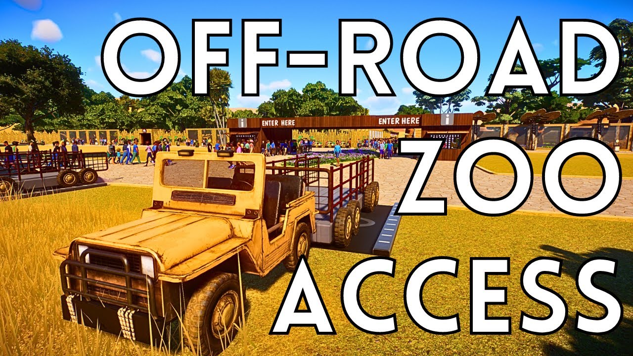 Creating an Off-Road Zoo Entrance - YouTube