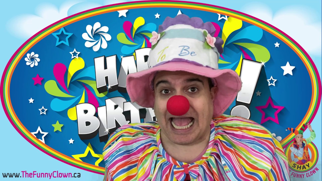 Birthday Greeting and Song to NOYA from Shay the Funny Clown - YouTube