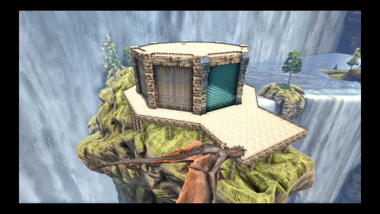 Ark - Octagonal Base Walkthrough - Part 2 - Dino Hanger - YouTube