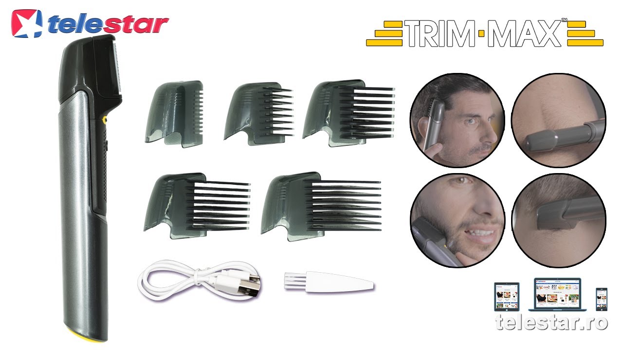 Trim-Max - aparat multifunctional de tuns, ingrijirea barbii si ...