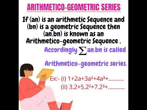 Arithmetico -geometric series - YouTube