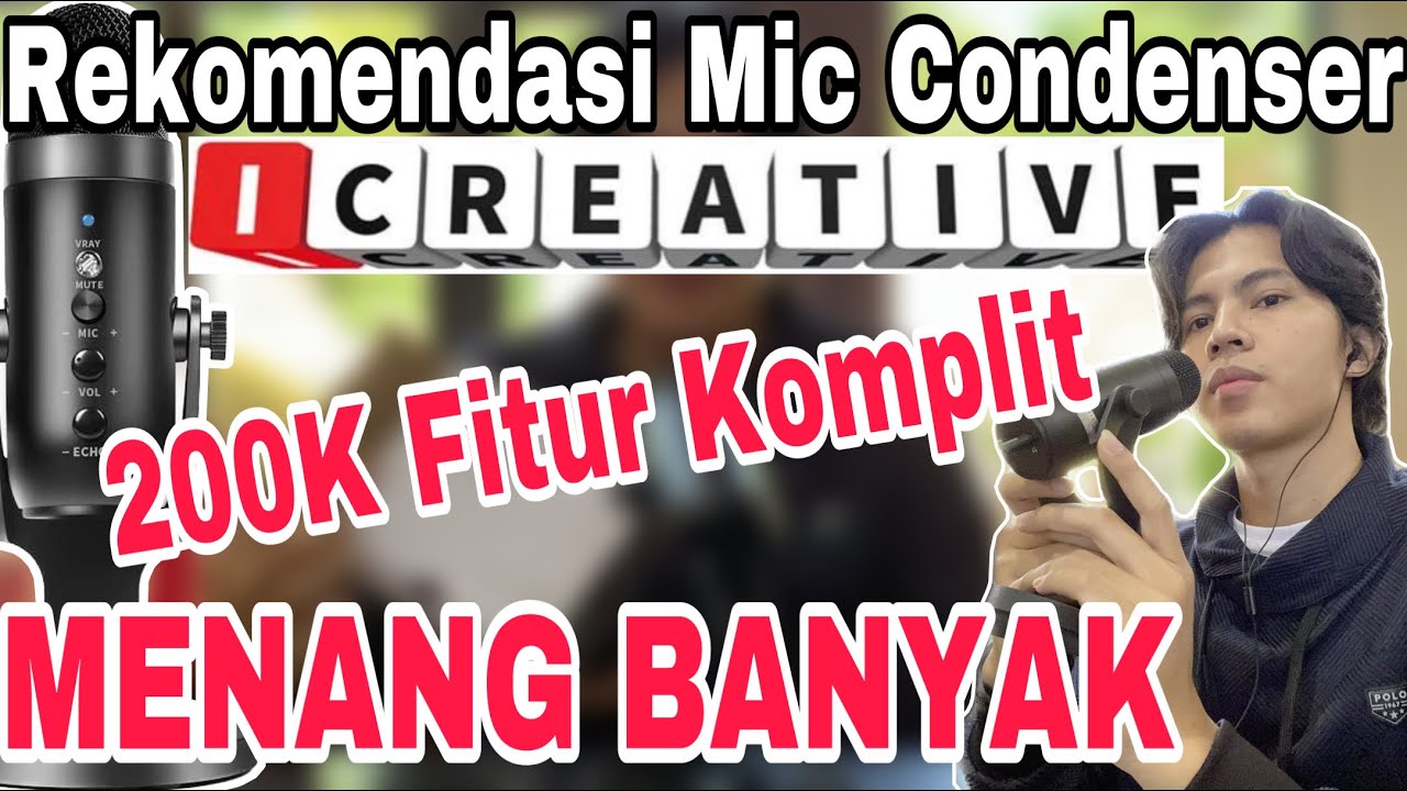 Rekomendasi Mic Pemula Untuk Streamer Gaming, ASMR dan Nyanyi 200k ...