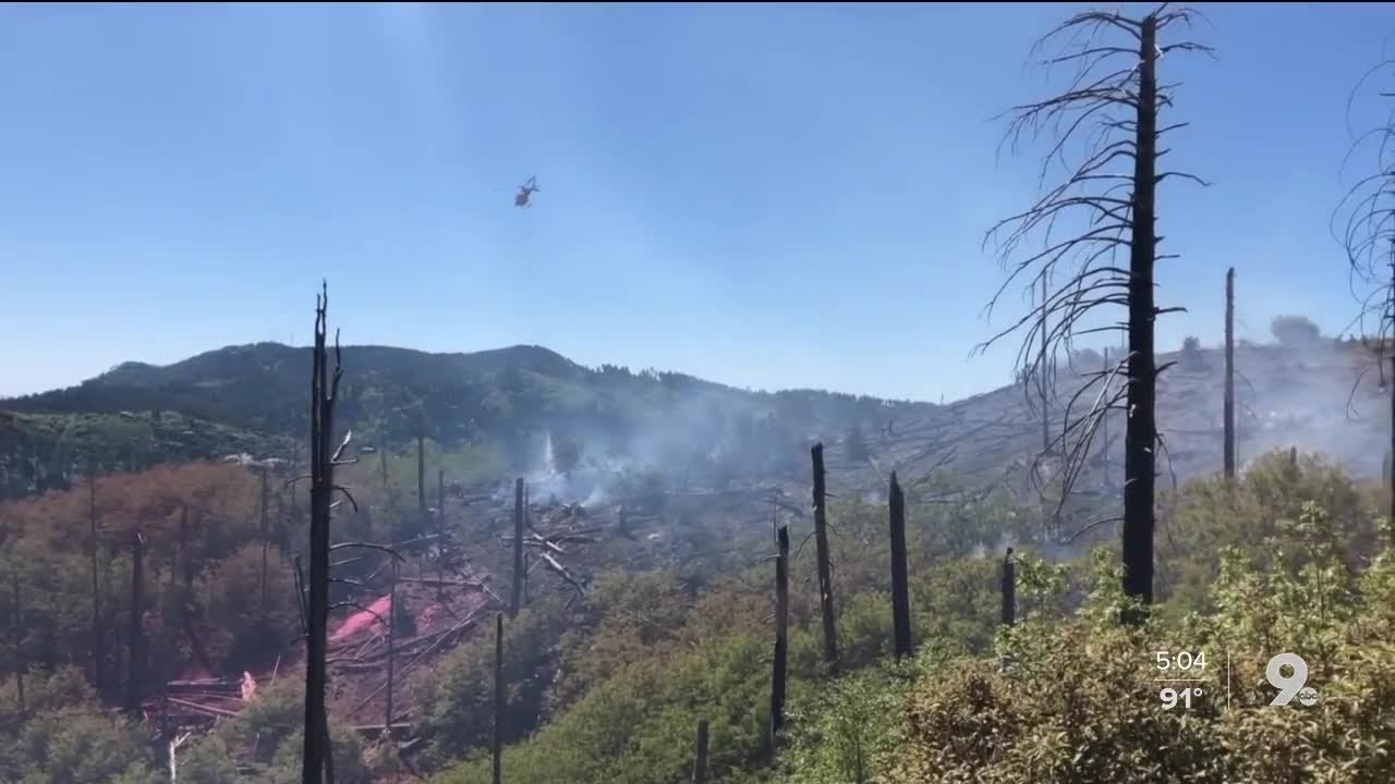 Mt. Lemmon Busch Fire ignited by abandoned campfire - YouTube