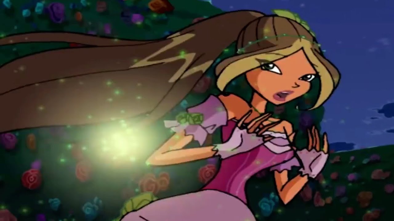 Flora blocks the Eraklyon guards with vines | Winx Club Clip - YouTube