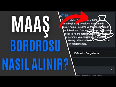 maaş bordrosu nasıl alınır ?