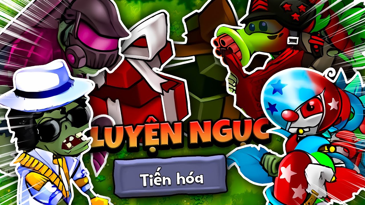 GACHA LUYỆN NGỤC, ANH LONG ĐẠI CHIẾN ZOMBIES TIẾN HÓA | PVZ RH FUSION ...