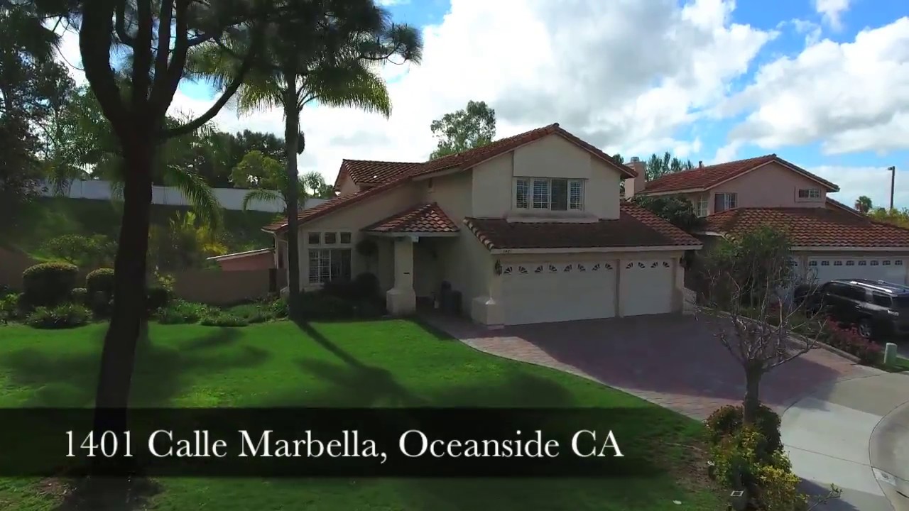 1401 Calle Marbella, Oceanside, CA Aerial Tour - YouTube