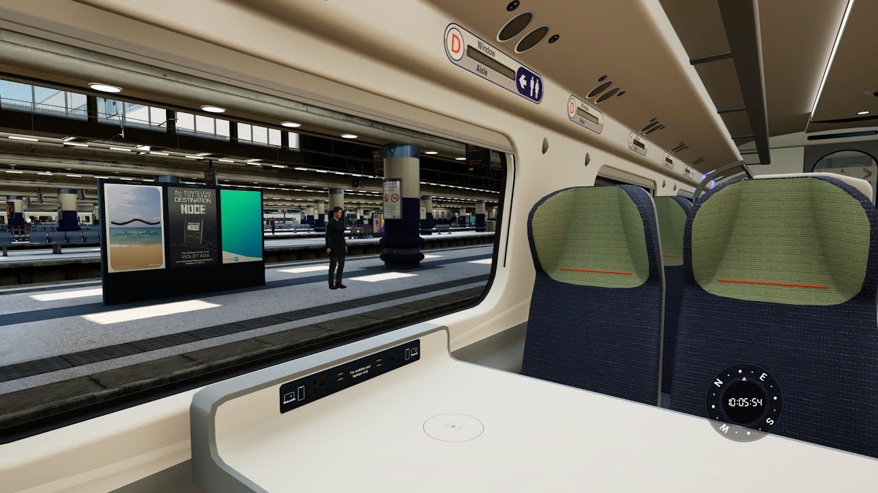 TSW5 | Avanti West Coast Class 390 Interior Tour - YouTube