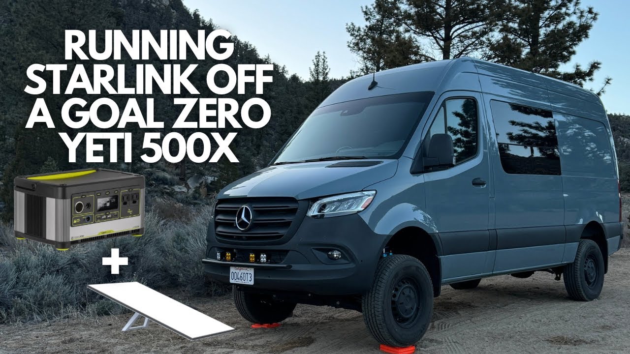 Starlink Gen 3 Power Usage (running off a Goal Zero) - YouTube