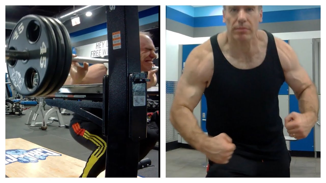 Superhero Flex After 315 Squats - YouTube