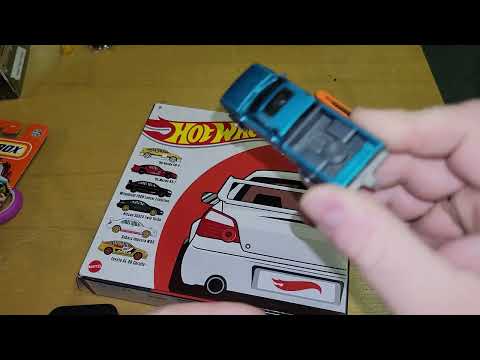 Hot Wheels Japanese Car Culture Multipack of 6 Premium Cars bonus matchbox hardbody pickup review
