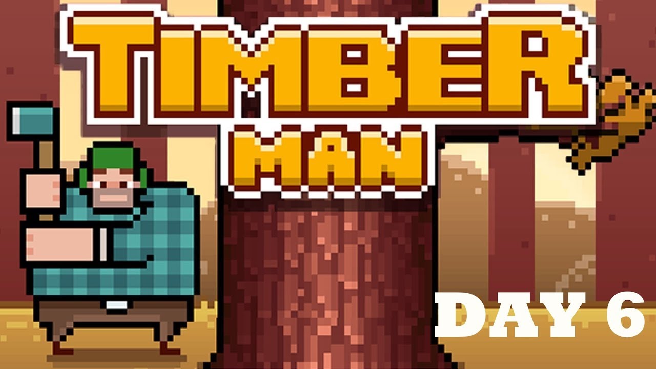 RTB GAMES - DAY 6 -Timberman - Got Wood ? - YouTube