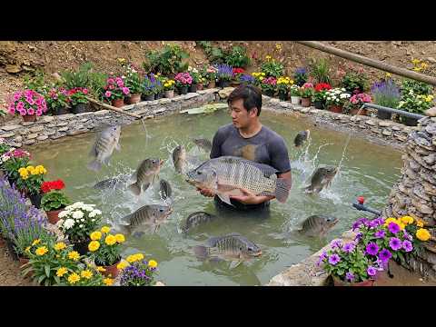 Veteran Dad & Son Build a Peaceful Life Growing Flowers and Raising Fish Together