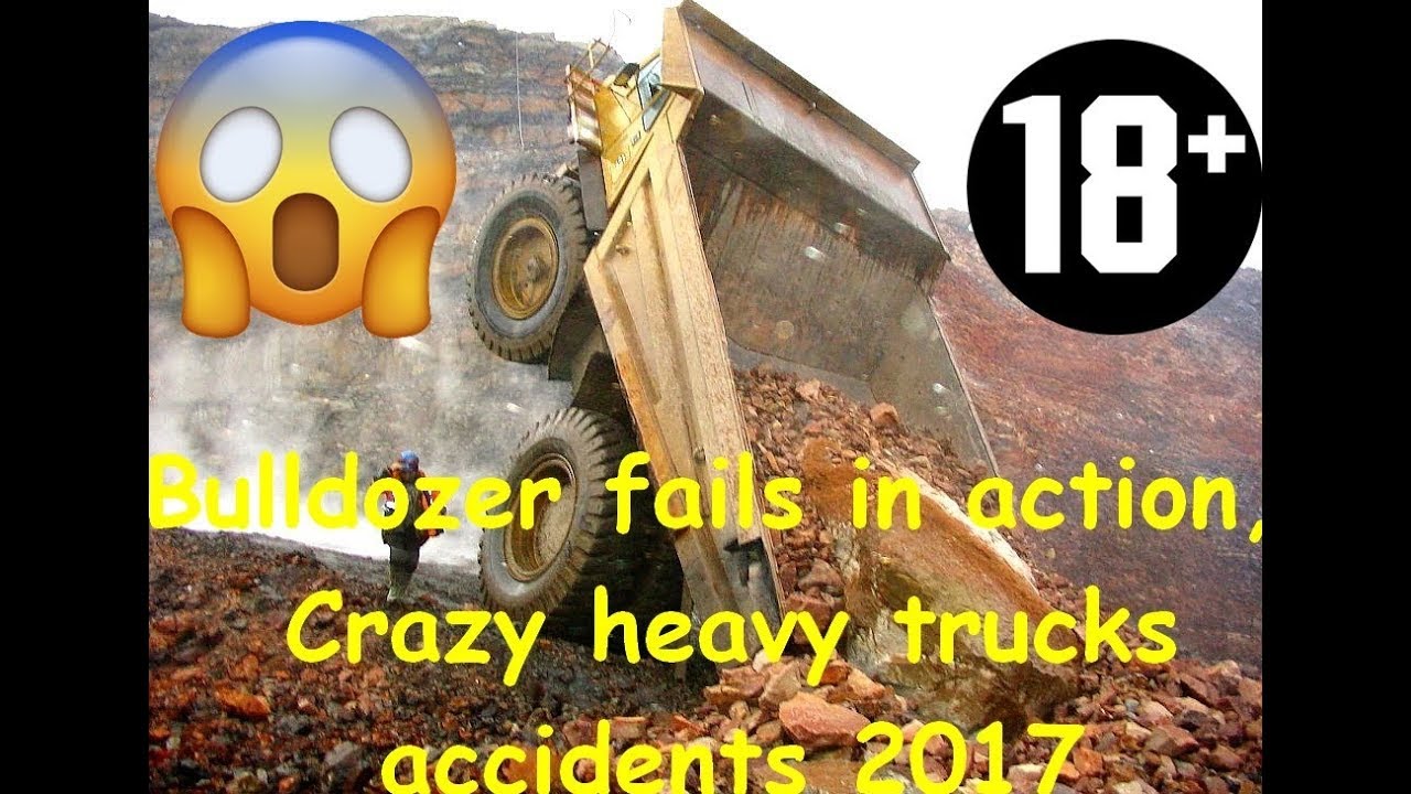 Bulldozer fails in action, Crazy heavy trucks accidents 2017 - YouTube