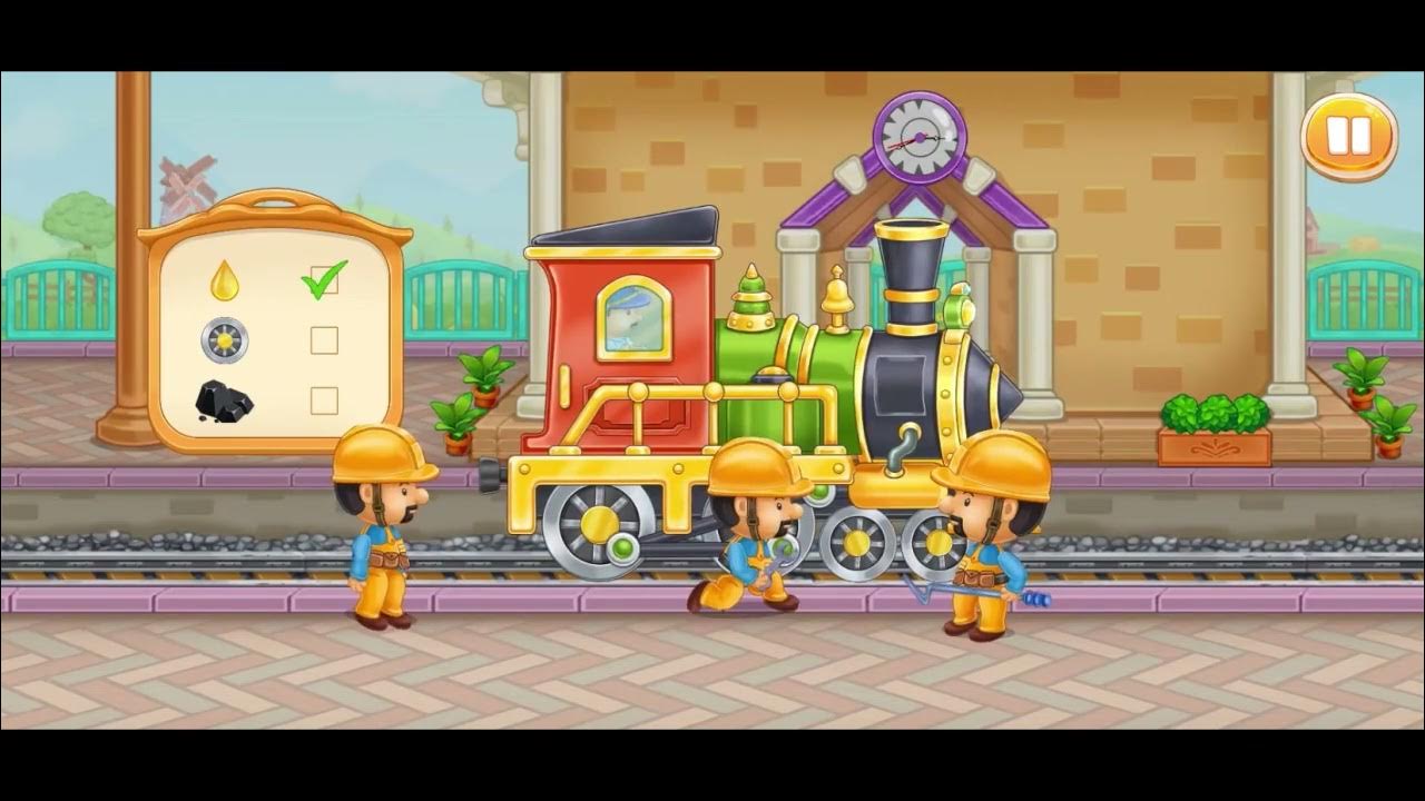 Kids Train Game: Build Station - YouTube