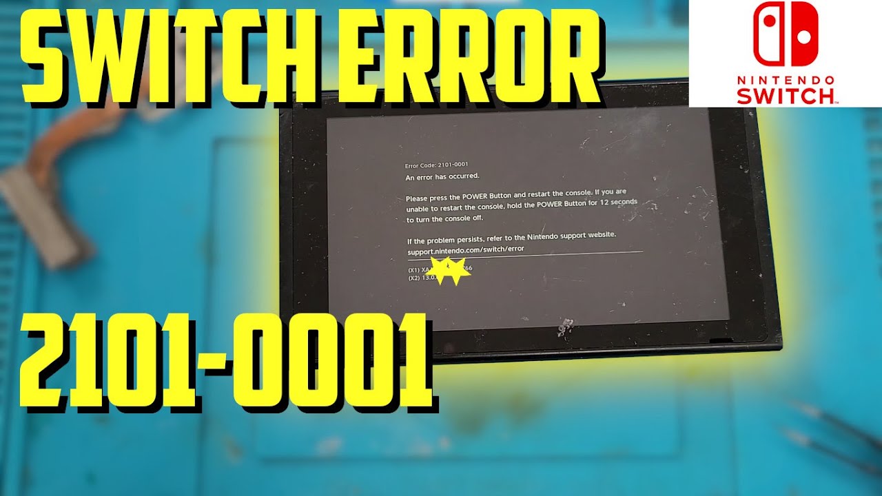 Trying To Fix A Nintendo Switch Error Code 2101 0001 YouTube