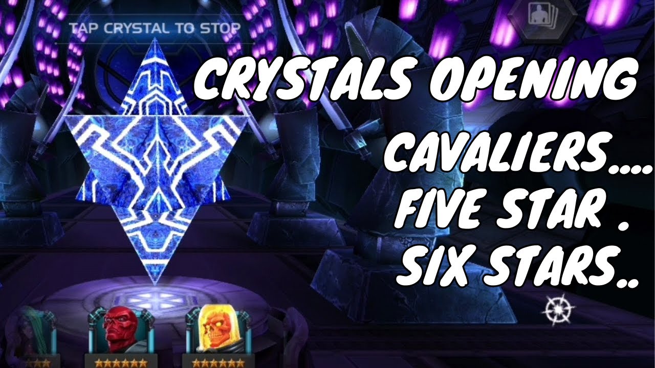 MCOC | Cavalier Crystals | Five star and Six Stars Crystals Opening ...