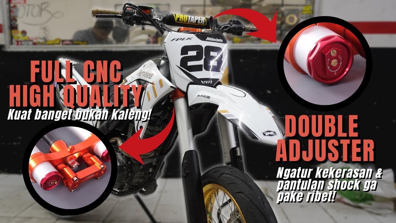 MODIF SUPERMOTO HONDA CRF 150 GANTI USD EXPEDITION REAL JUMP MURAH DAN ...