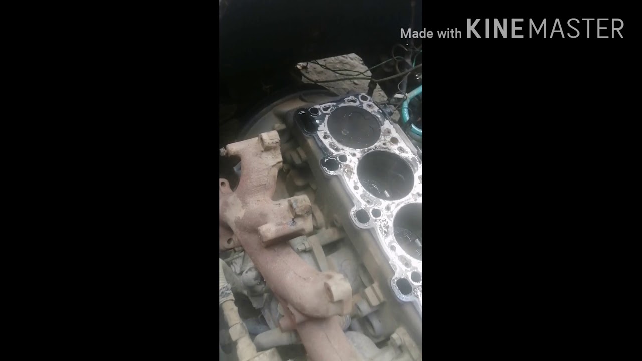 Diesel engine mazda rf overhaul - YouTube