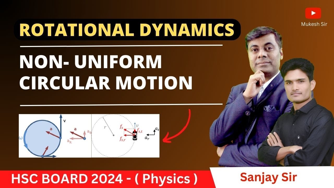 Rotational Dynamics | Non- Uniform Circular Motion | - YouTube