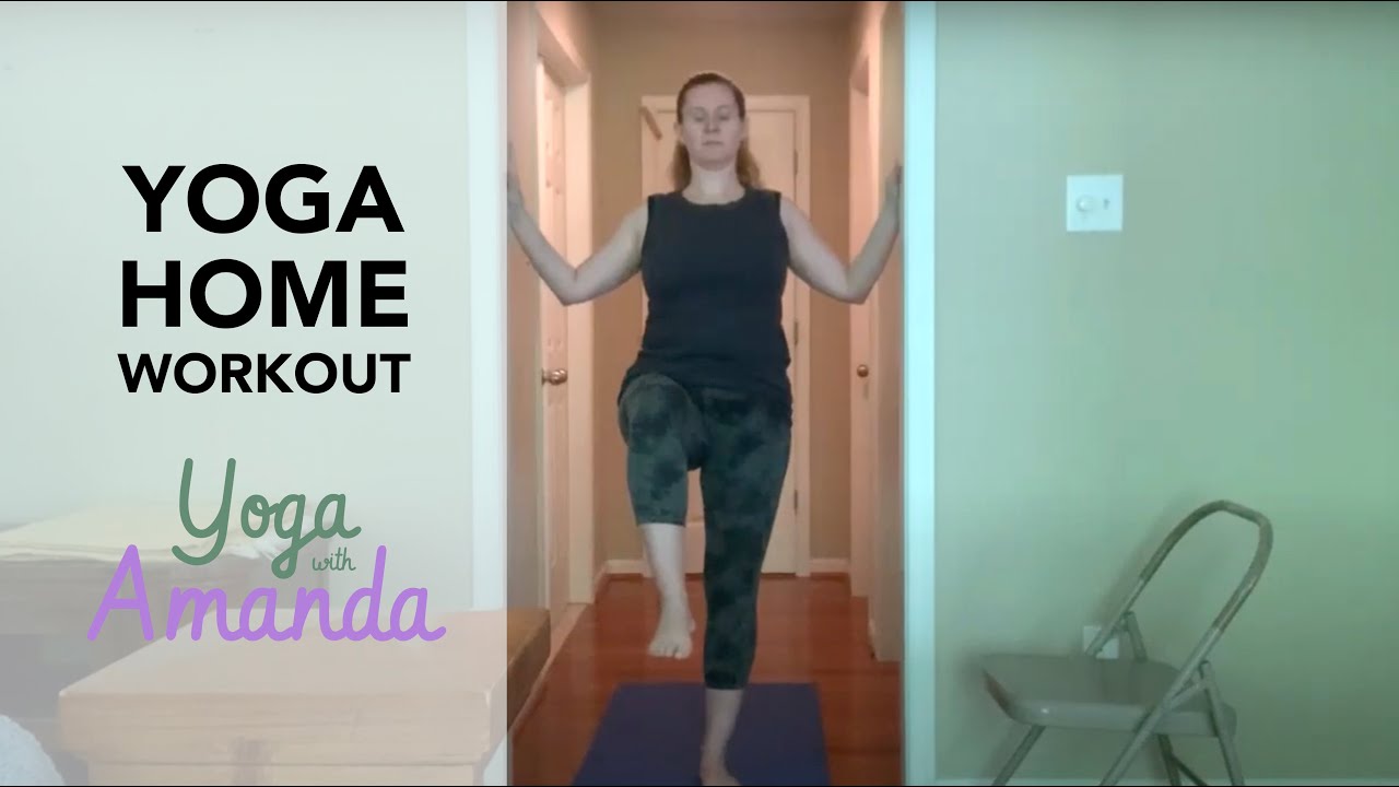 Yoga Home Workout | Yoga with Amanda - YouTube