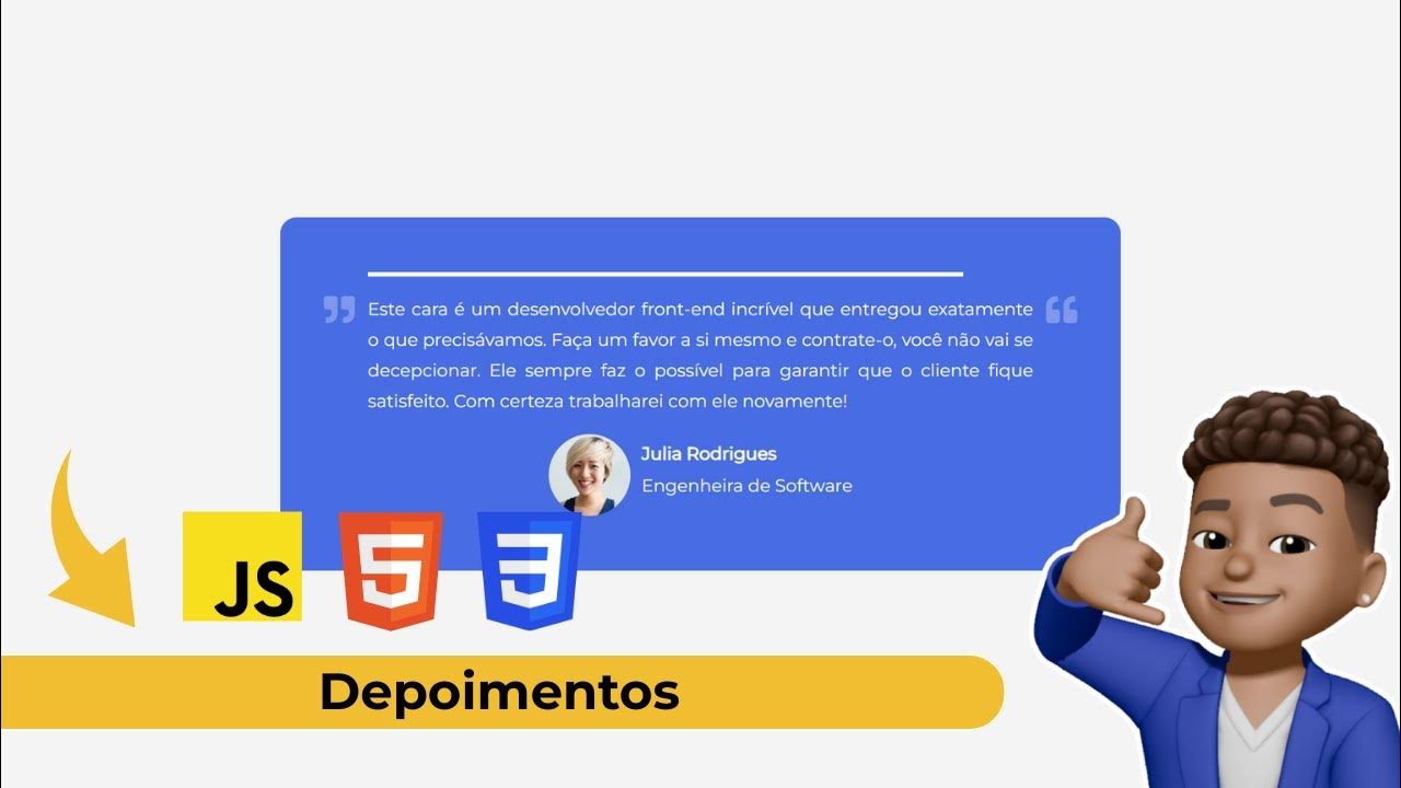 Projeto JavaScript: Depoimentos (Desenvolvimento Web com JavaScript ...