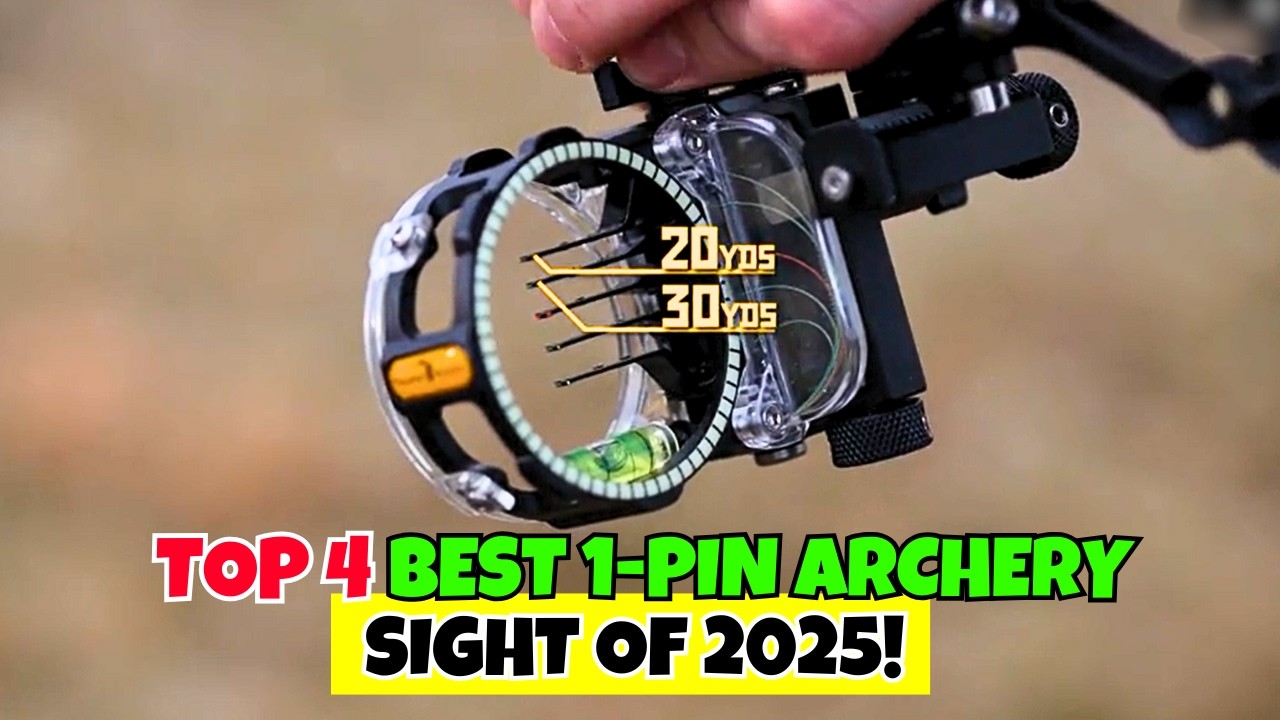 Top 4 Best 1 Pin Archery Sight 2025!🔥 Compact, Simple, and Deadly ...