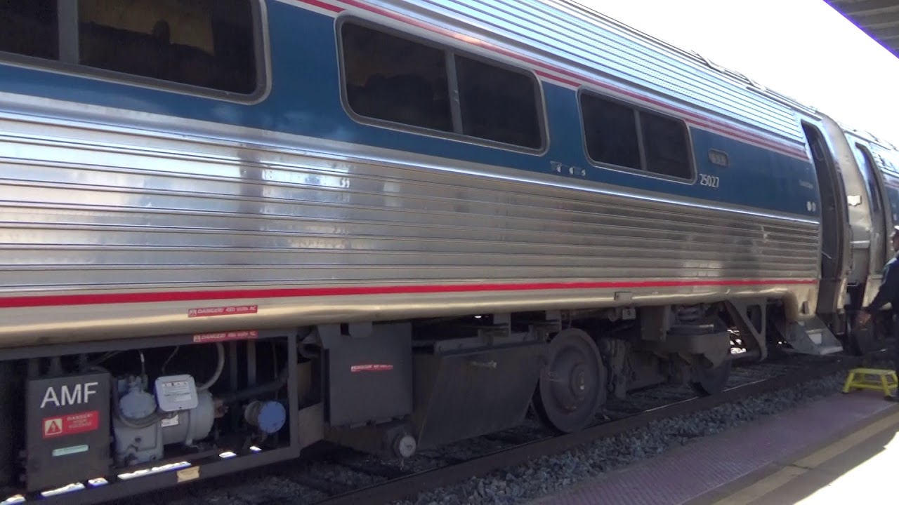 Amtrak 90, Palmetto's station stop at Selma, NC, 03/07/2020. - YouTube