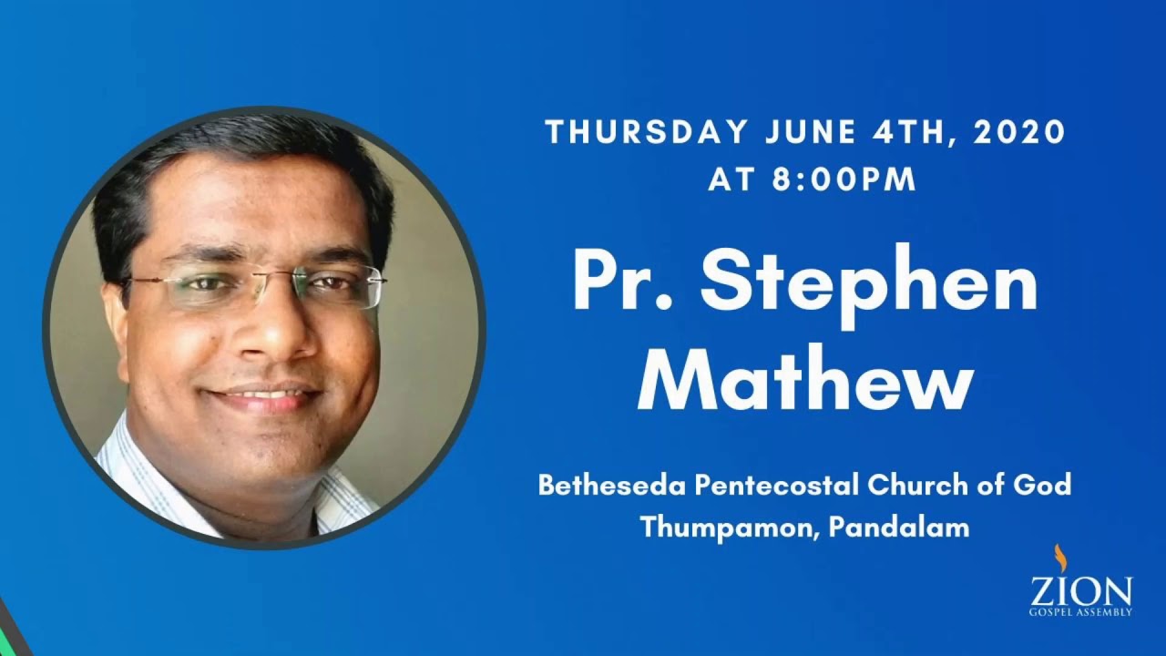 Christian Life With Better Desire - Pastor Stephen Mathew - June 4th ...