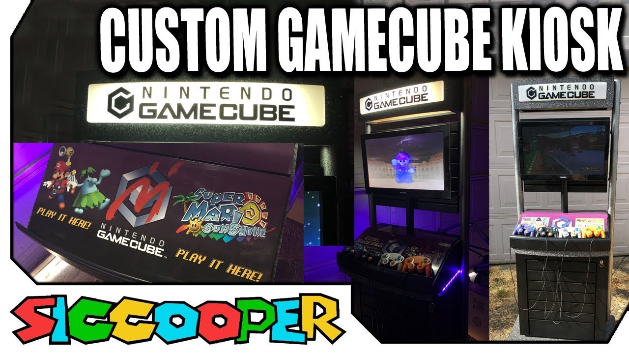 Making A Custom Nintendo Gamecube Demo Station Kiosk! | SicCooper - YouTube