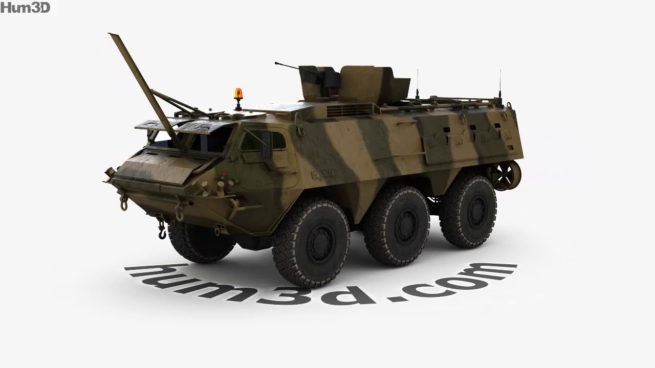 Patria Pasi 3D model by 3DModels.org - YouTube