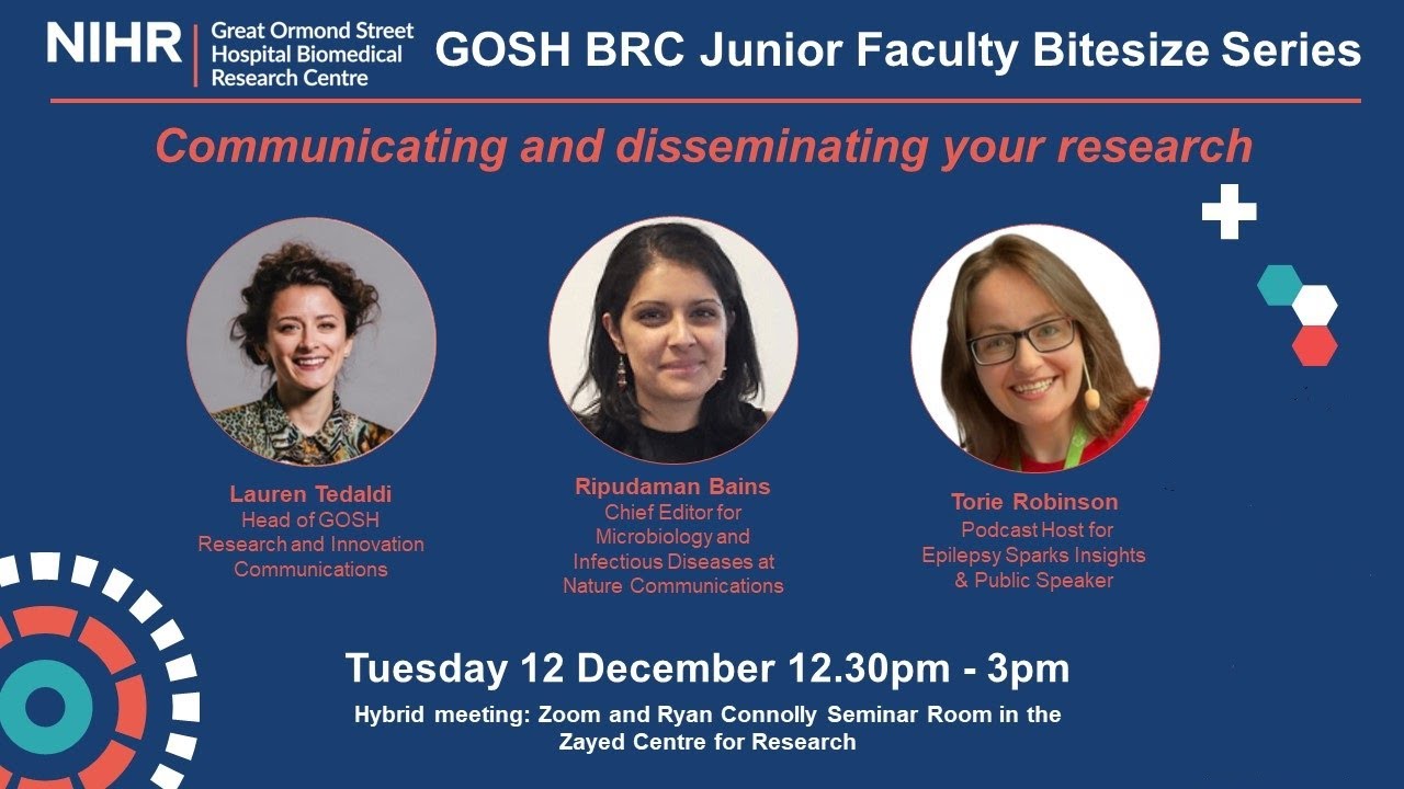 GOSH BRC - Junior Faculty Education Seminar Series - Communicating your ...