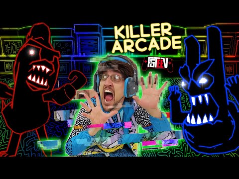 ESCAPE the KILLER ARCADE!  FGTeeV gets sucked INTO THE GAME!
