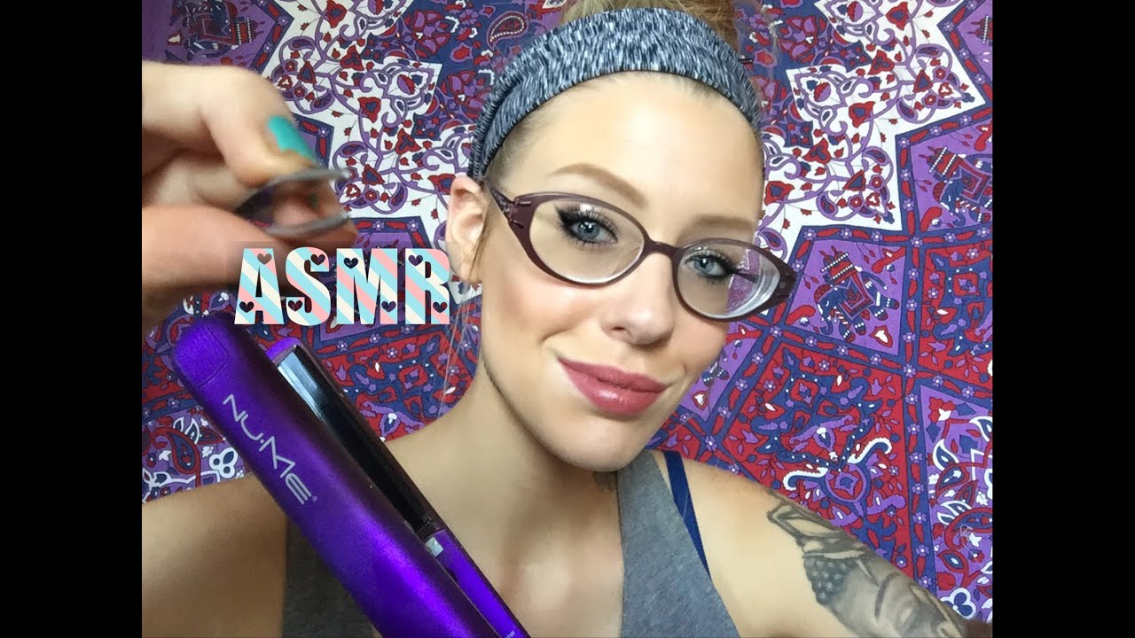 ASMR Pamper Session (Eyebrow Shaping, Plucking, Trim, Styling) - YouTube