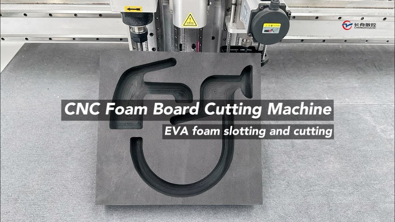 Foam Board Cutting Machine Foam Inlay Slotting And Cutting - YouTube