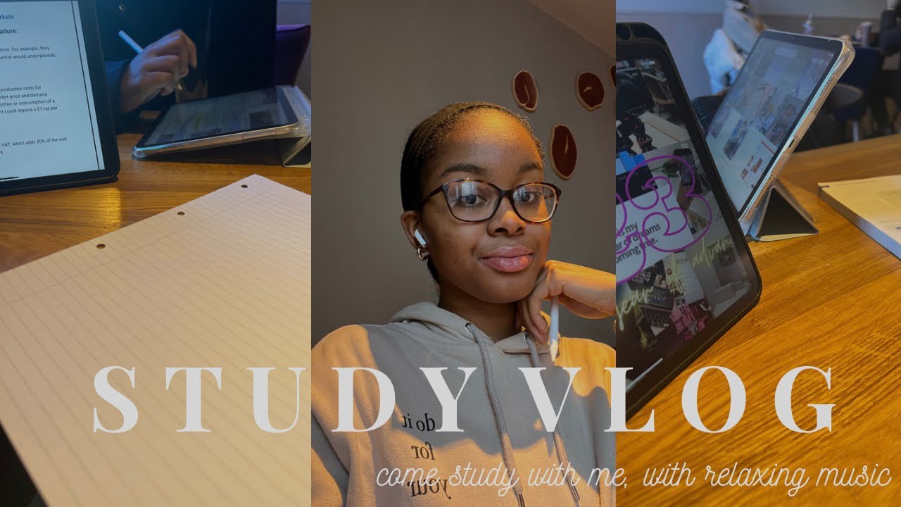 COME STUDY WITH ME | study vlog with relaxing music - YouTube