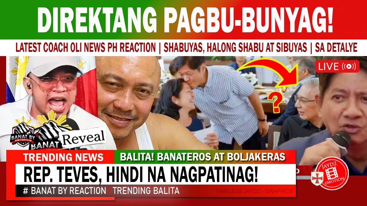 LATEST BANATEROS BROS , ITO ANG DEREKTANG PAGBUBUNYAG NI REP. TEVES, SA ...