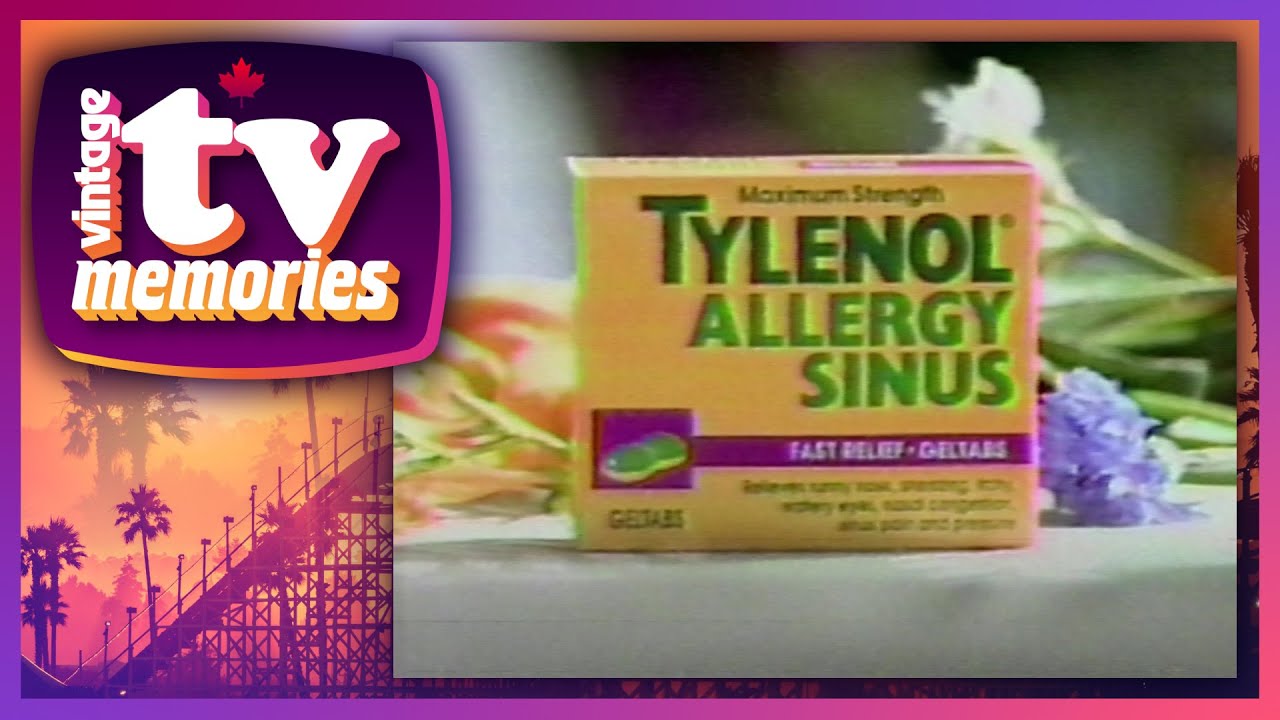 1997 - WVNY - ABC - Tylenol Allergy & Sinus medication commercial - YouTube