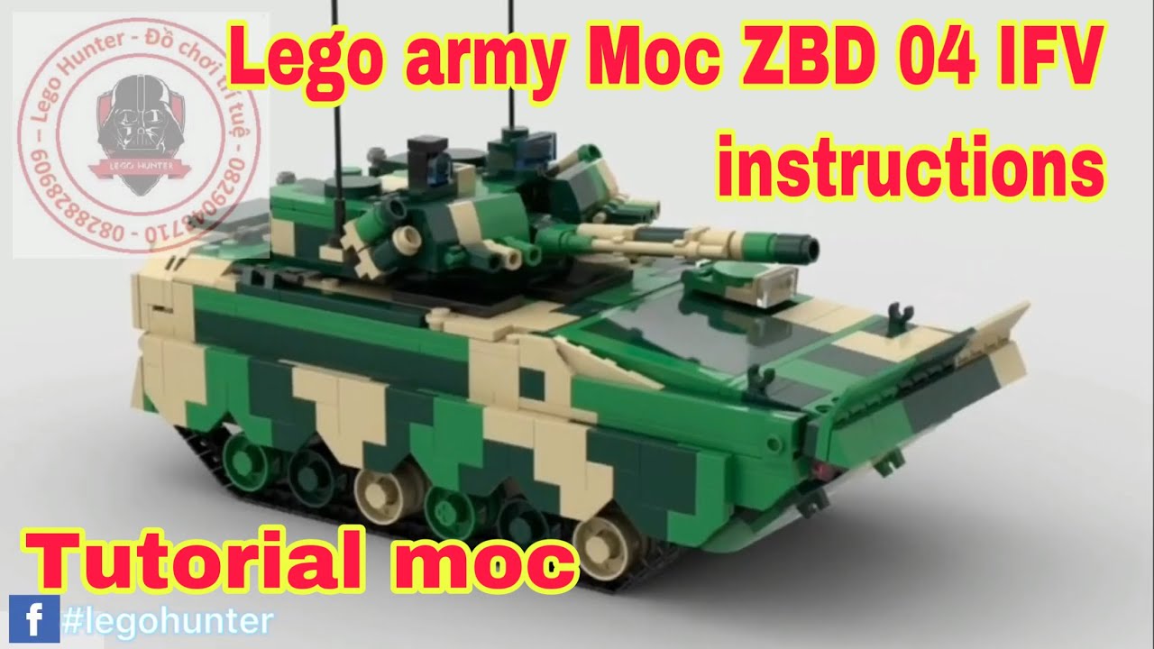 Lego army Moc ZBD 04 IFV instructions / tutorial moc by studio 2.0 ...