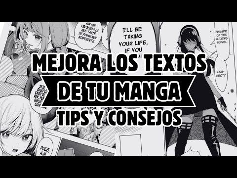 MEJORA los TEXTOS de tu MANGA - YouTube